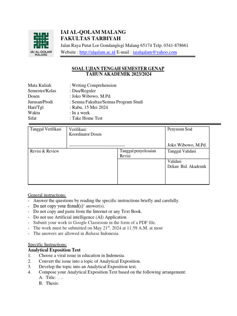 UTS - Umi Roudhotul Jannah | PDF | Human Communication