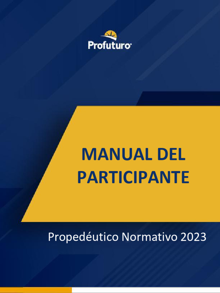 Manual Del Participante - Prope 2023 | Descargar gratis PDF | Pensión ...