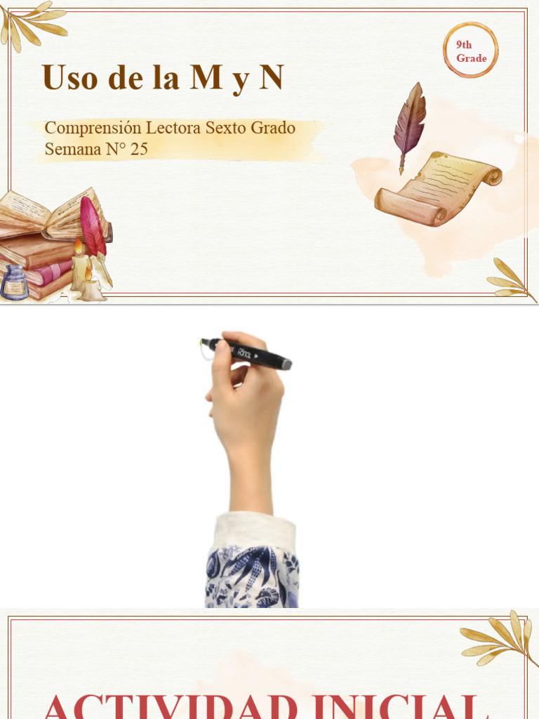 6° - Uso de M y N - Texto | PDF