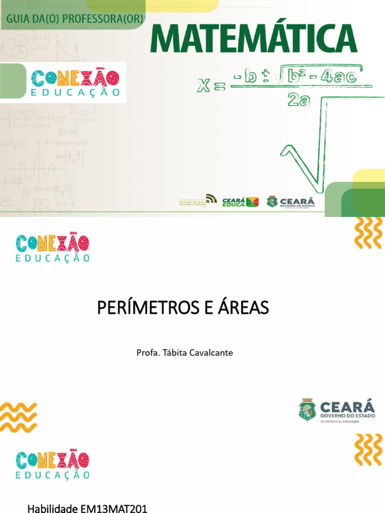 Cálculo de Perímetros e Áreas Geométricas | PDF | Círculo | Geometria ...