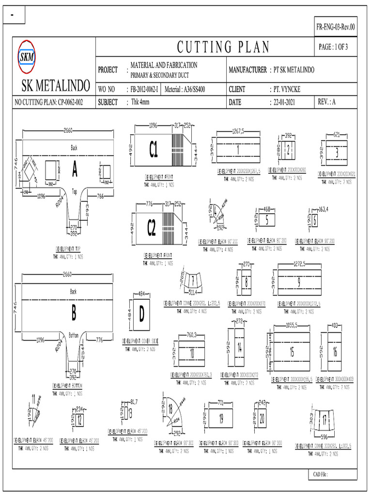 CP Primary Secondary Duct 1 | PDF