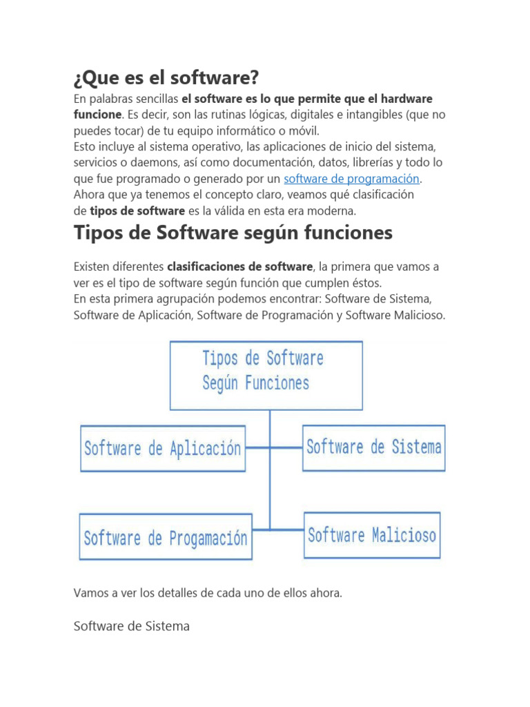 Que Es El Software | PDF | Software libre | Software propietario