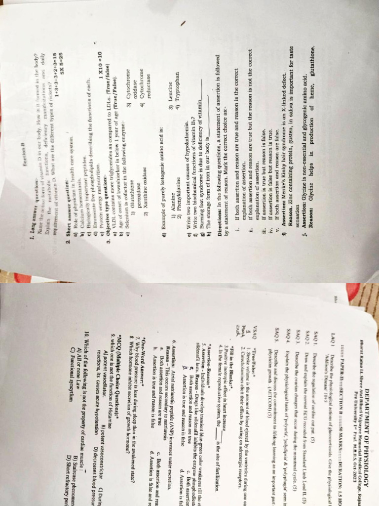 Every CLG PU Papers 2022 | PDF