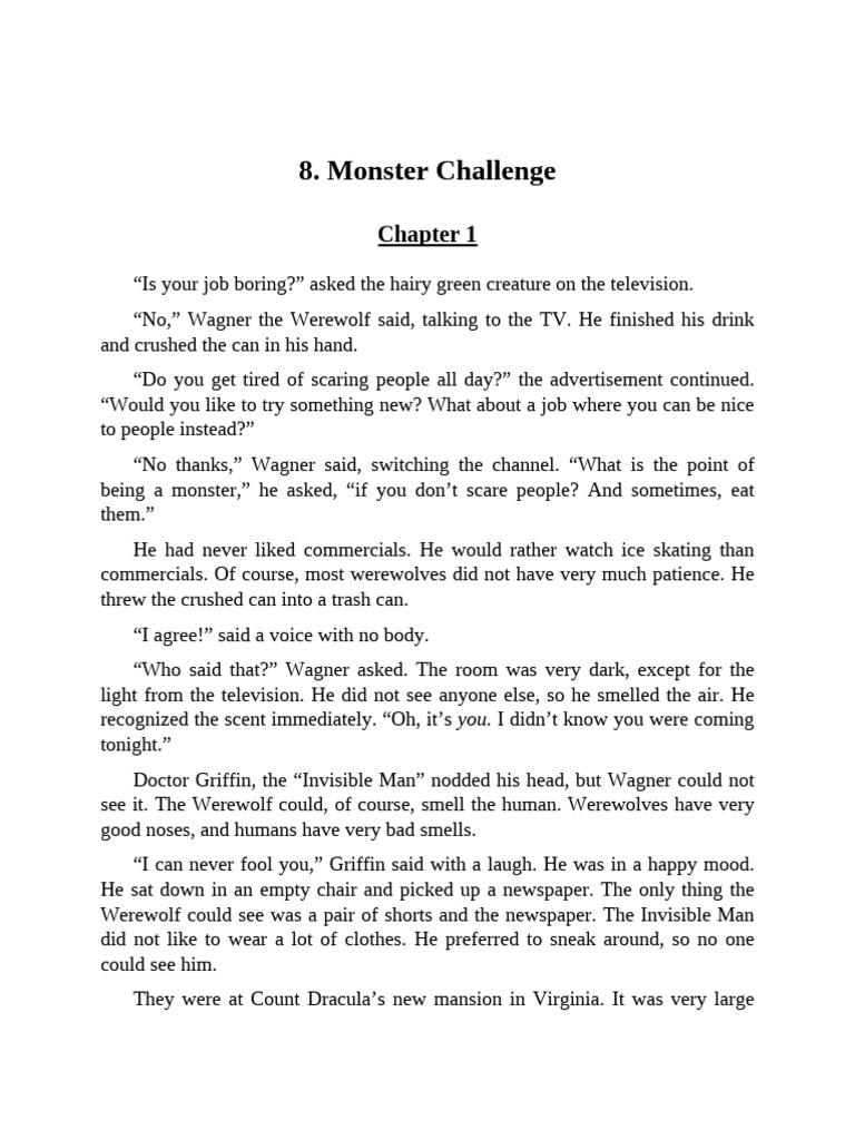 Monster Meet-Up: A Classic Debate | PDF | Monsters | Count Dracula
