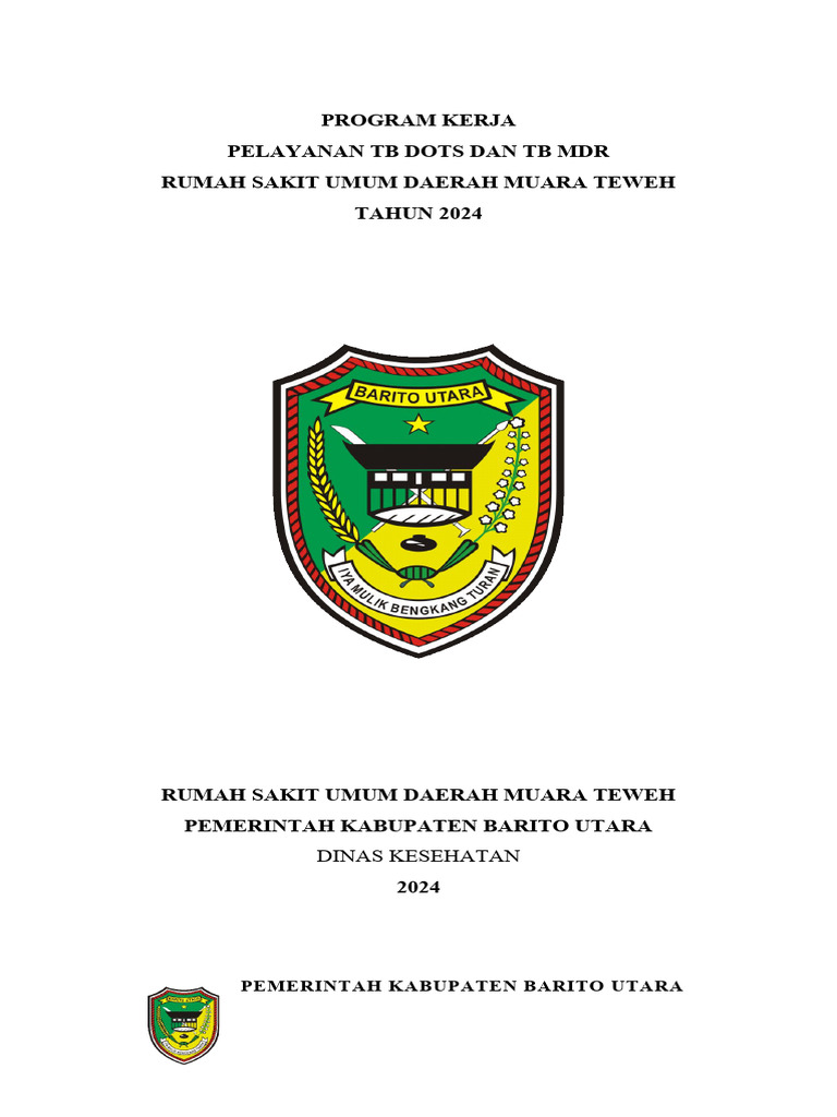 Program Kerja TB 2024 | PDF | Kesehatan Holistik | Sains & Matematika