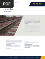 Pandrol Products | PDF | Track (Rail Transport) | Rail Transport