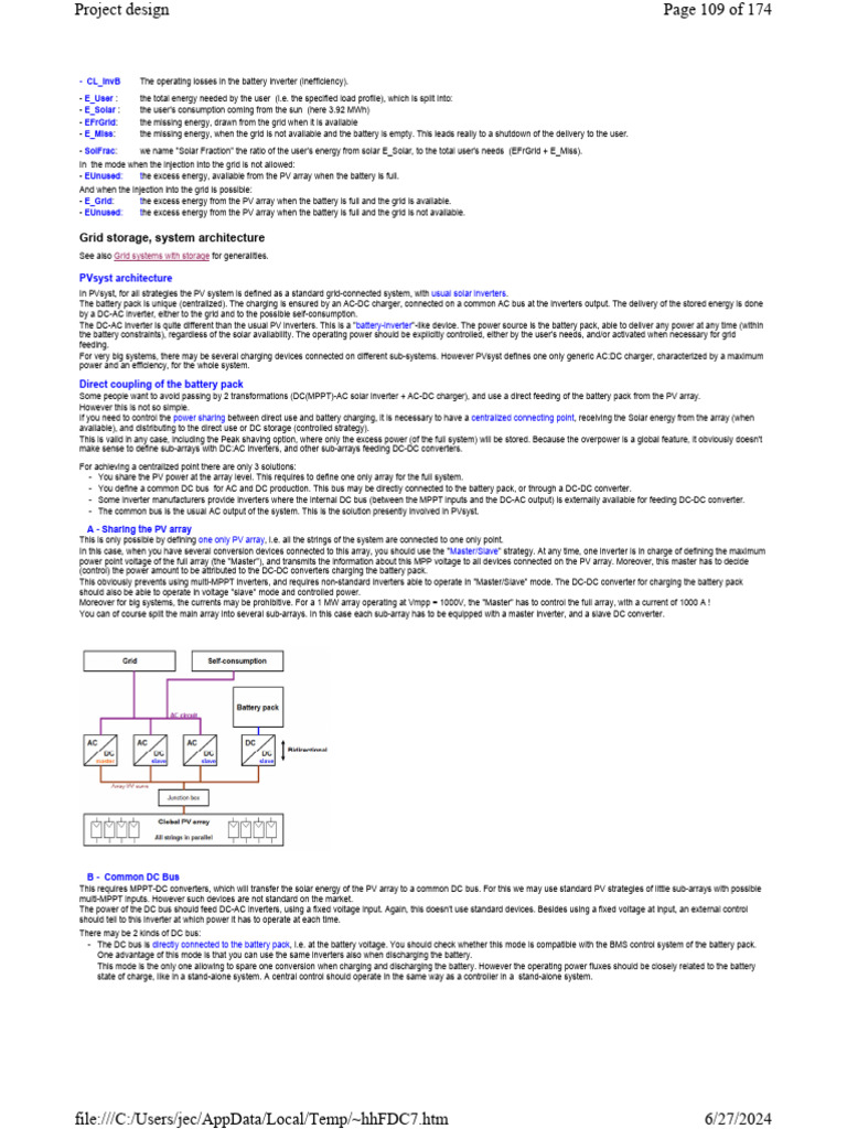 PVSyst - Project Design-4 | PDF | Power Inverter | Photovoltaics