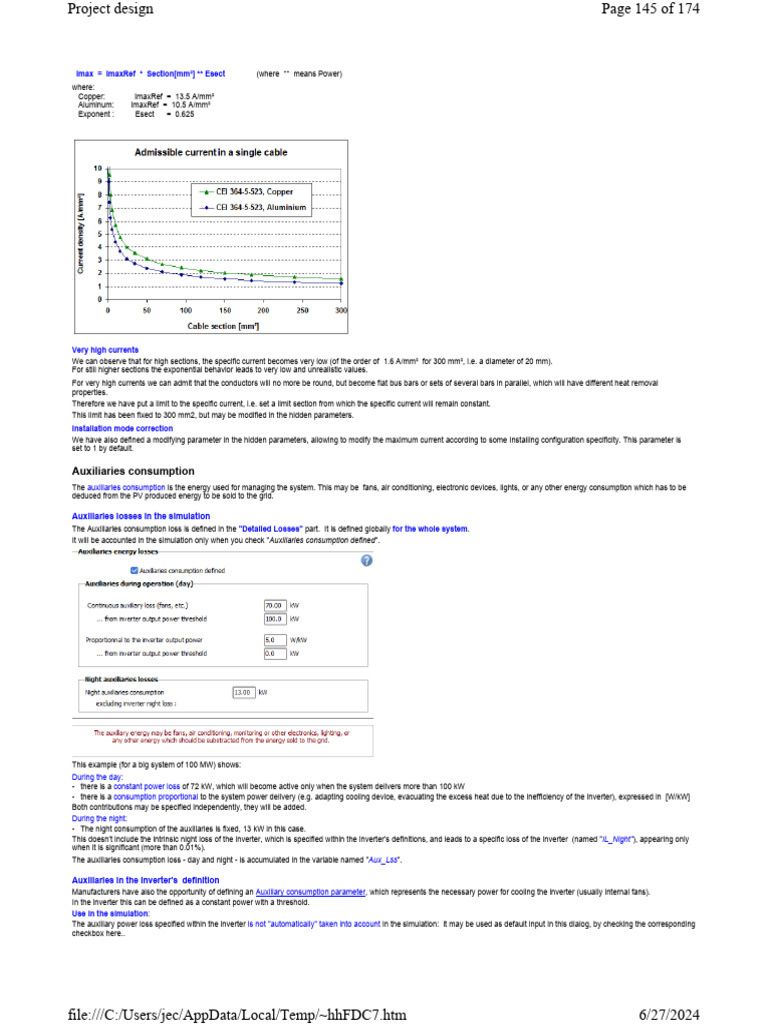 PVSyst - Project Design-5 | PDF | Parameter (Computer Programming) | Microsoft Excel