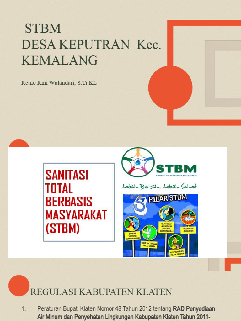 Verifikasi STBM Desa Keputran Klaten | PDF
