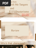Elias: The Tragic Hero of Noli Me Tangere | PDF | Religion & Spirituality
