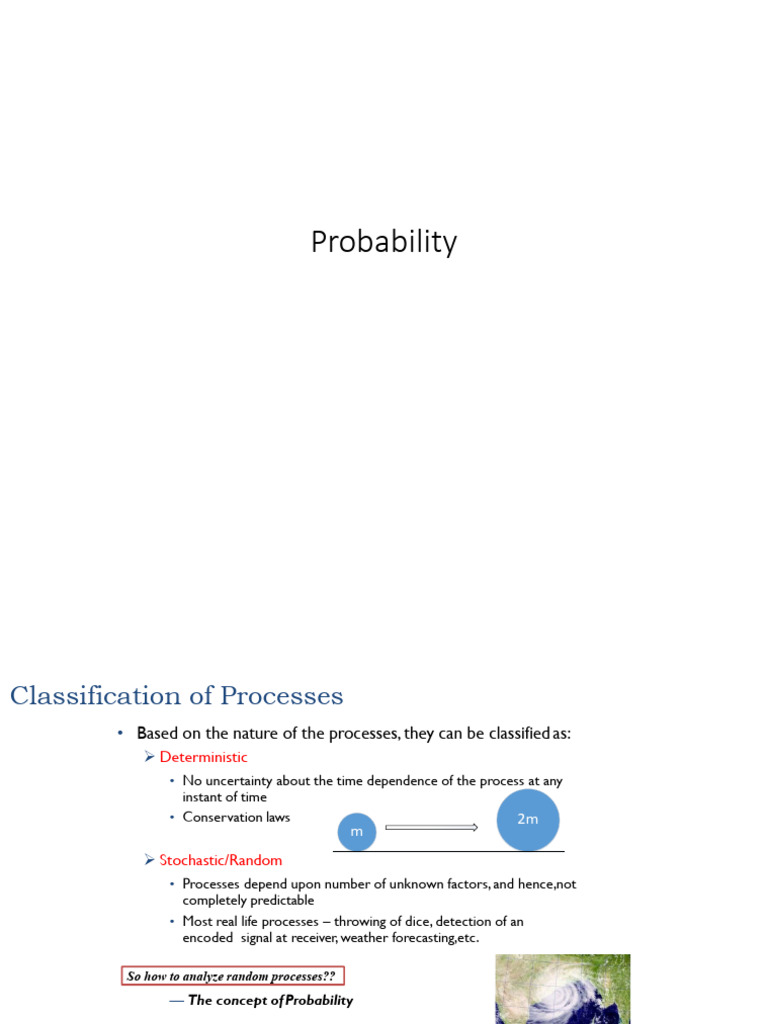 Probability Prof Docs | PDF | Probability Distribution | Randomness