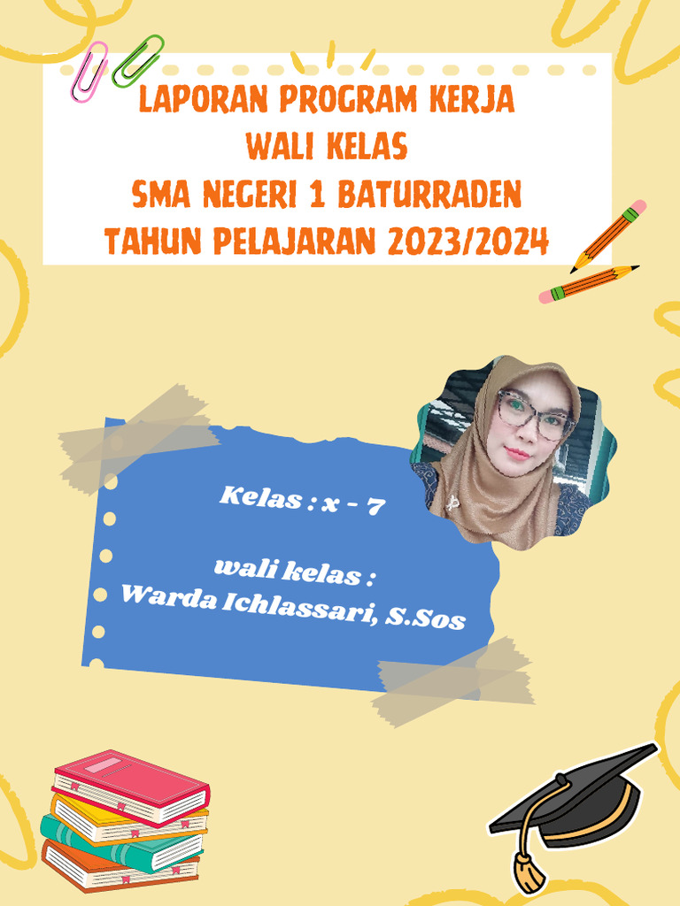 Laporan Program Kerja Wali Kelas 2024 | PDF