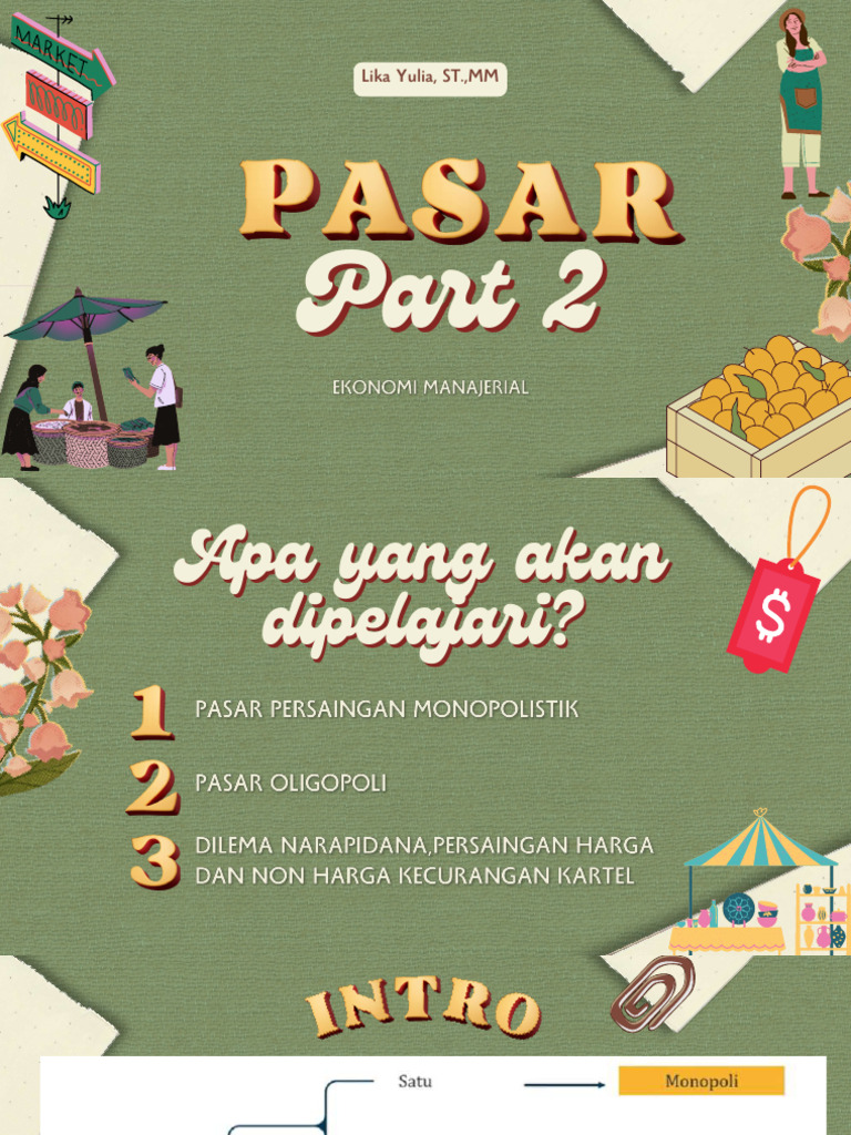 Pasar Monopolistik dan Oligopoli | PDF
