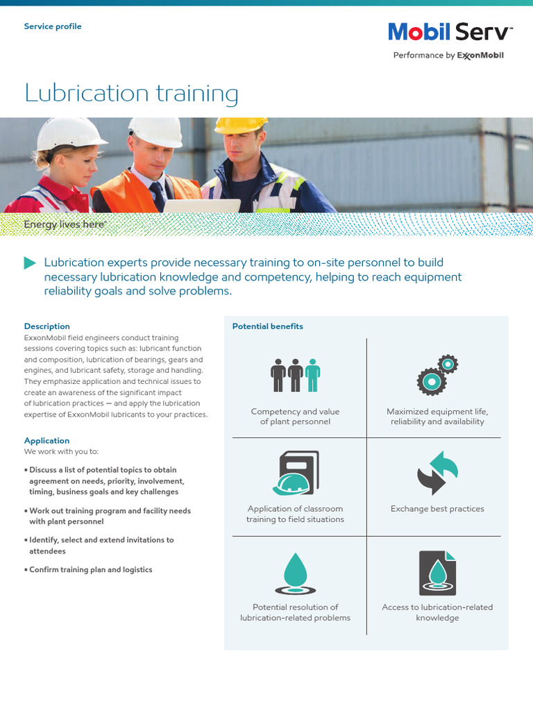 Lubrication Training | Download Free PDF | Reliability Engineering ...