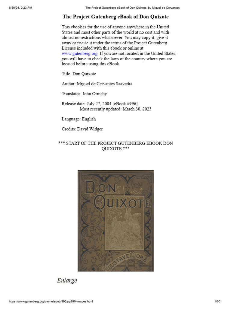 Don Quixote eBook by Cervantes | PDF | Don Quixote | Spanish Novels