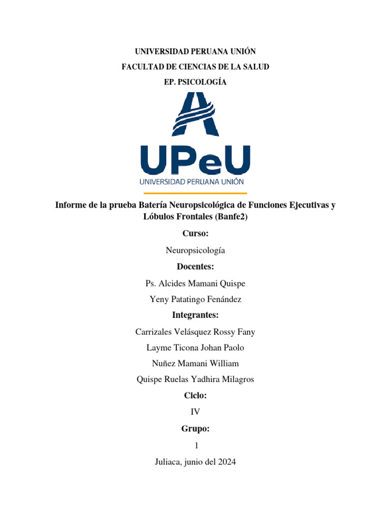 Banfen 2 | PDF | Memoria | Cognición