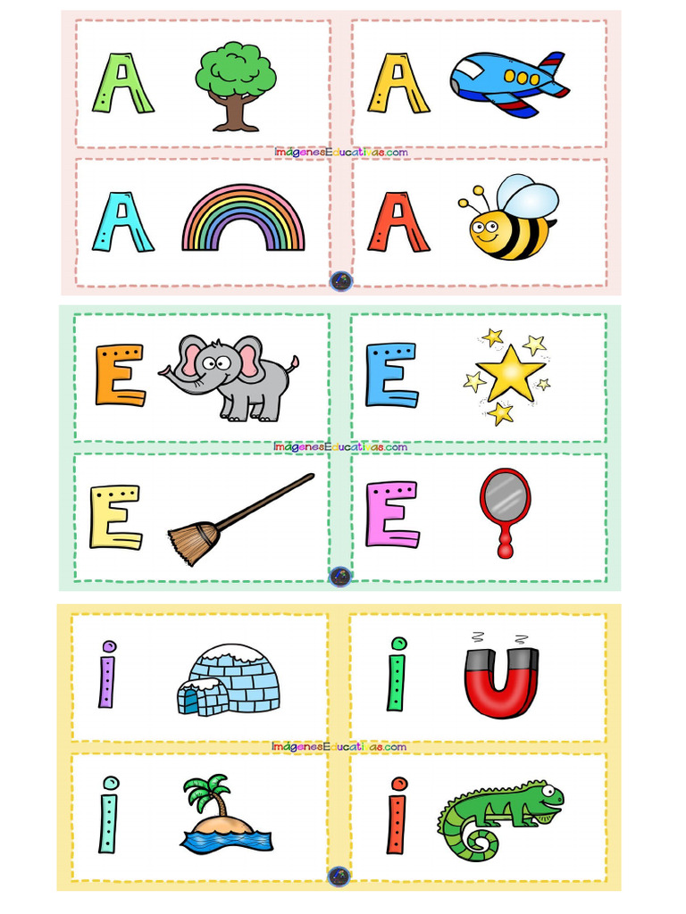Dibujos de Vocales | PDF