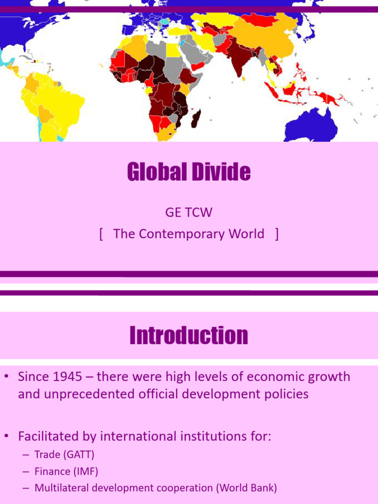 Understanding the Global Divide | PDF | Globalization | Human ...