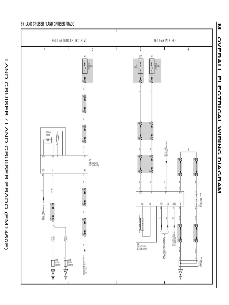 Shift Lock 1GR-FE - 2TR-FE | PDF | Electrical Engineering | Electrical Components