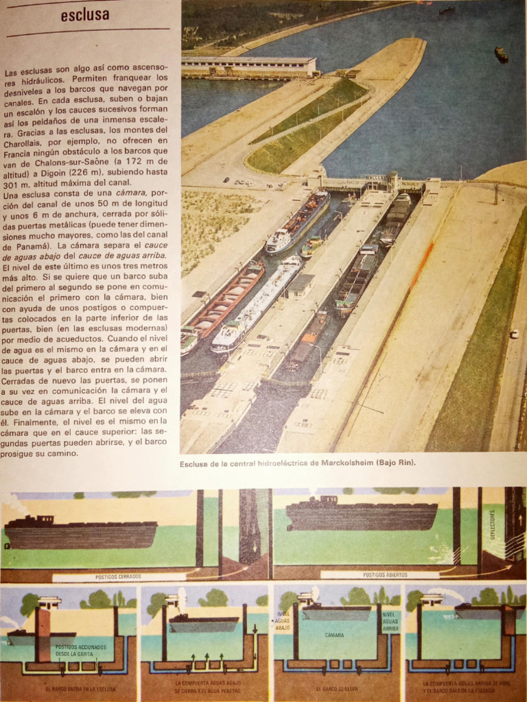 Exclusa | PDF | Canal | Infraestructura de transporte