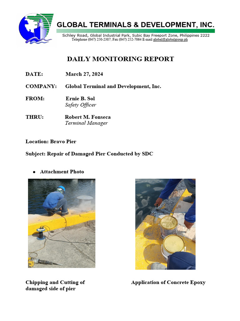 Maintenance and Repair Report | PDF | Home & Garden | Technology ...