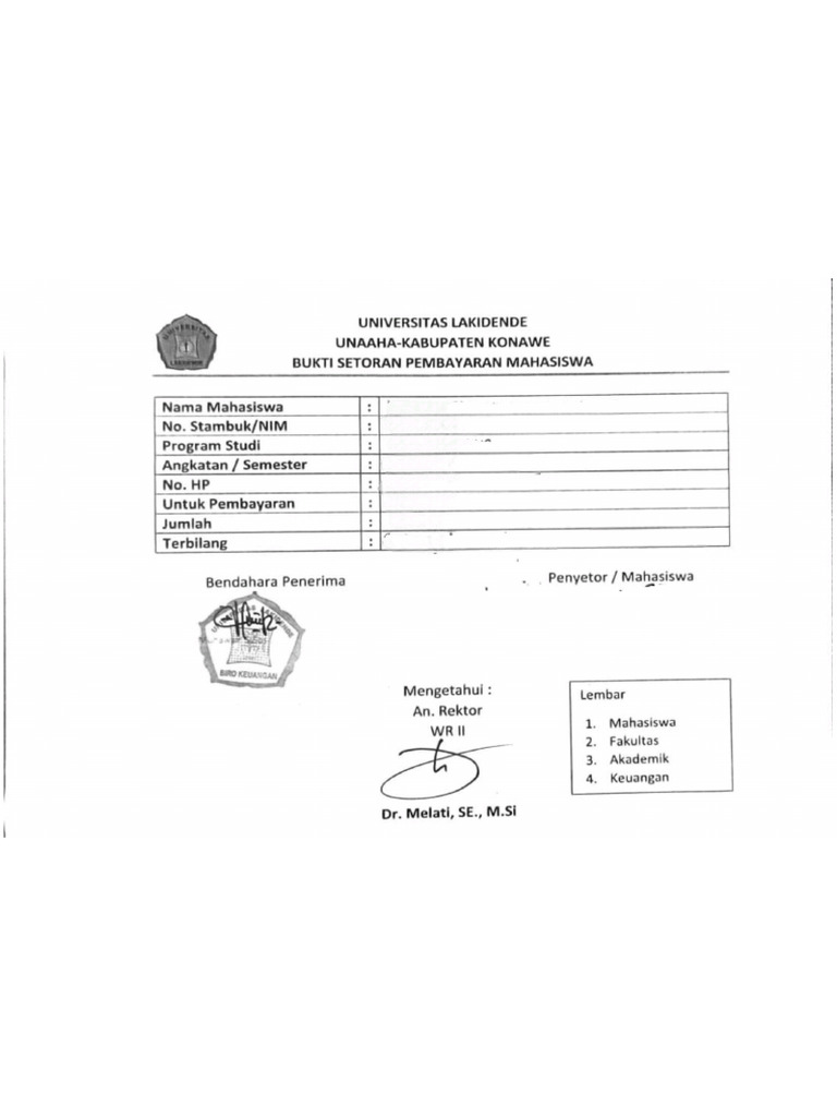 BUKTI SETOR UKUT Roby-1 | PDF