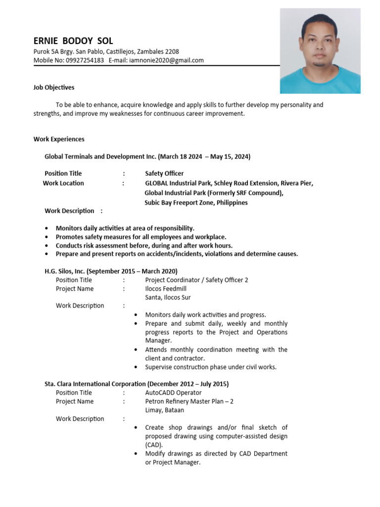 Resume (So2) Updated | PDF