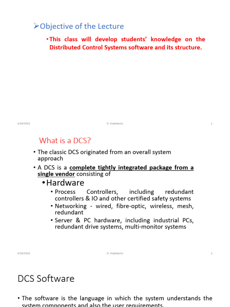DCS L2 | PDF | Programmable Logic Controller | Scada