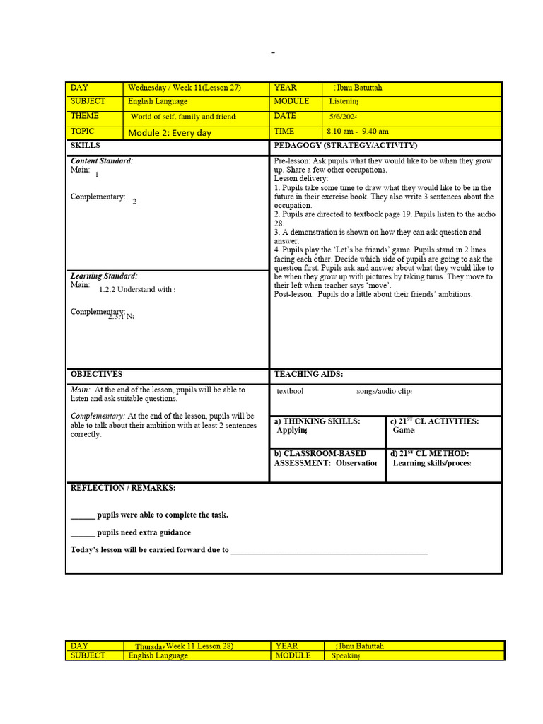 Module 2: Every Day: Content Standard | PDF | Reading Comprehension | Teachers