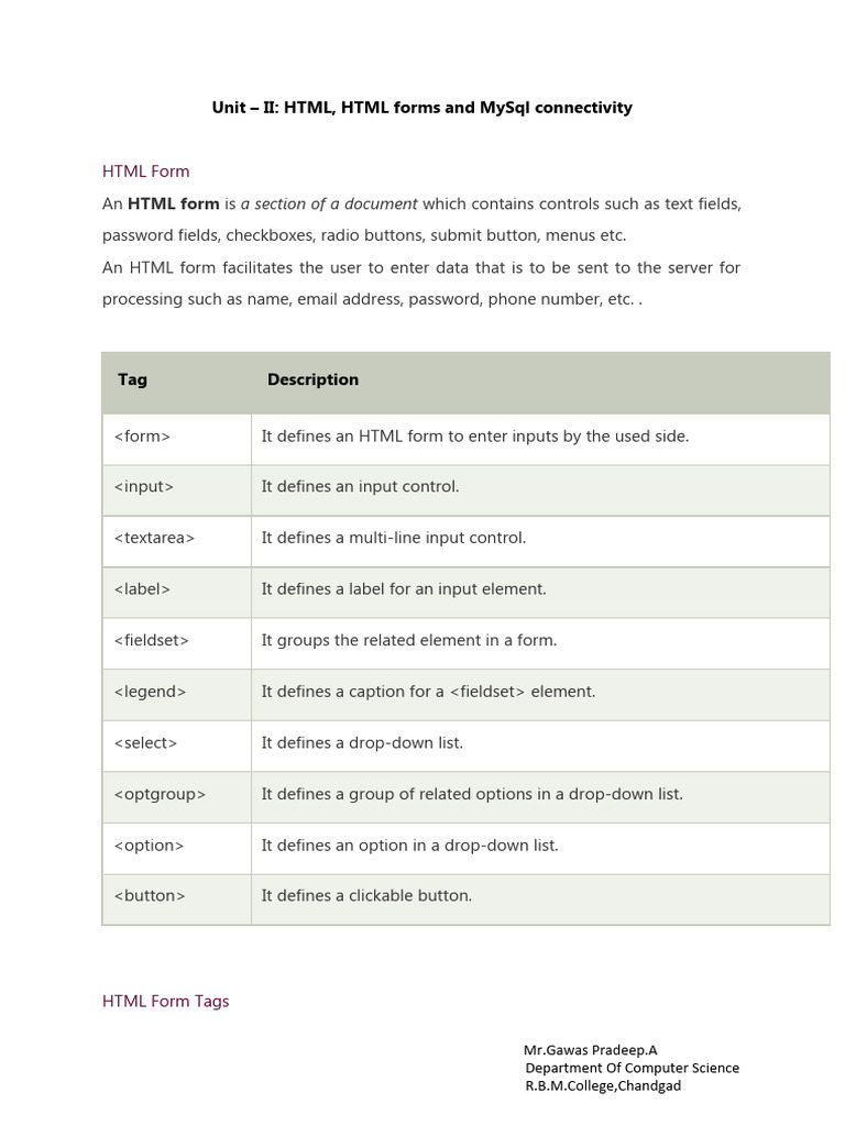 UNIT-II PHP 2022 New | PDF | World Wide Web | Internet & Web