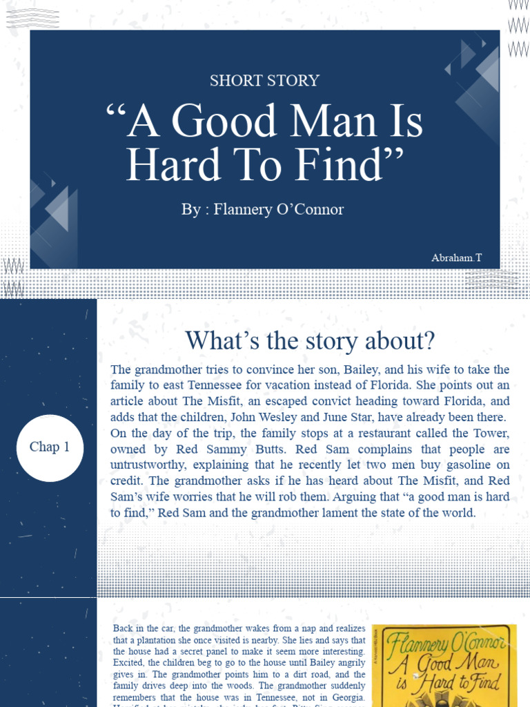 "A Good Man Is Hard to Find" Analysis | PDF | Good And Evil | Narration