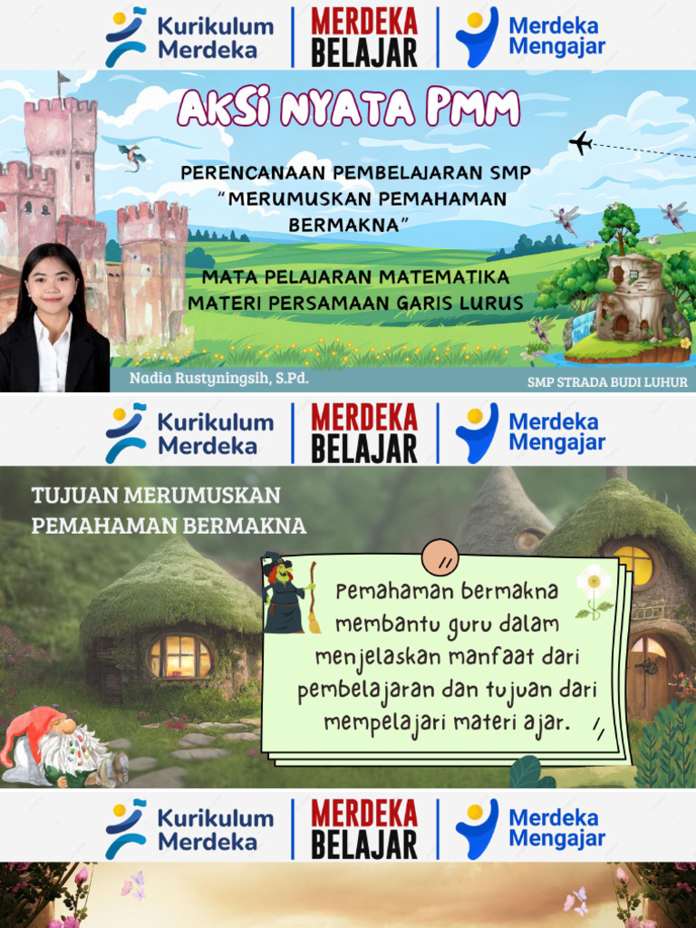 Aksi Nyata PMM - Perencanaan Pembelajaran SMP - Merumuskan Pemahaman ...