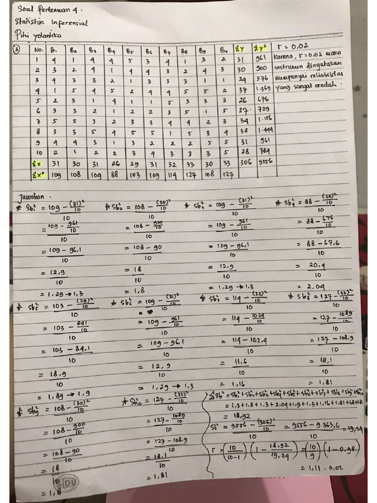 Jawaban Soal Pert 4 SI Pitri Yolantika | PDF