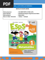 LKPD Menulis Menebalkan Huruf Kelas 1 Bahasa Indonesia | PDF