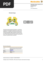 Weidmüller WDU 10 SL/EN Data Sheet | PDF | Electrical Connector ...