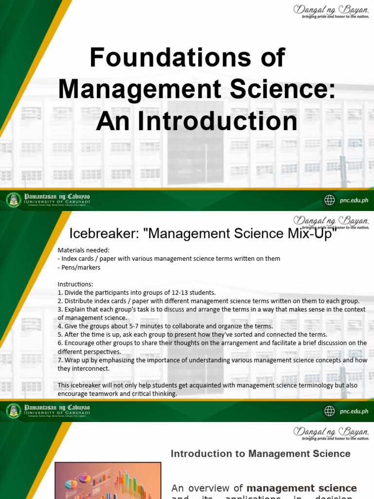 Introduction To Management Science | PDF | Mathematical Optimization | Operations Research