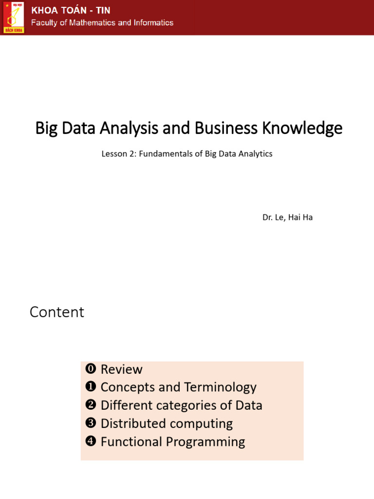 BDA 02 - Fundamentals | PDF | Functional Programming | Analytics