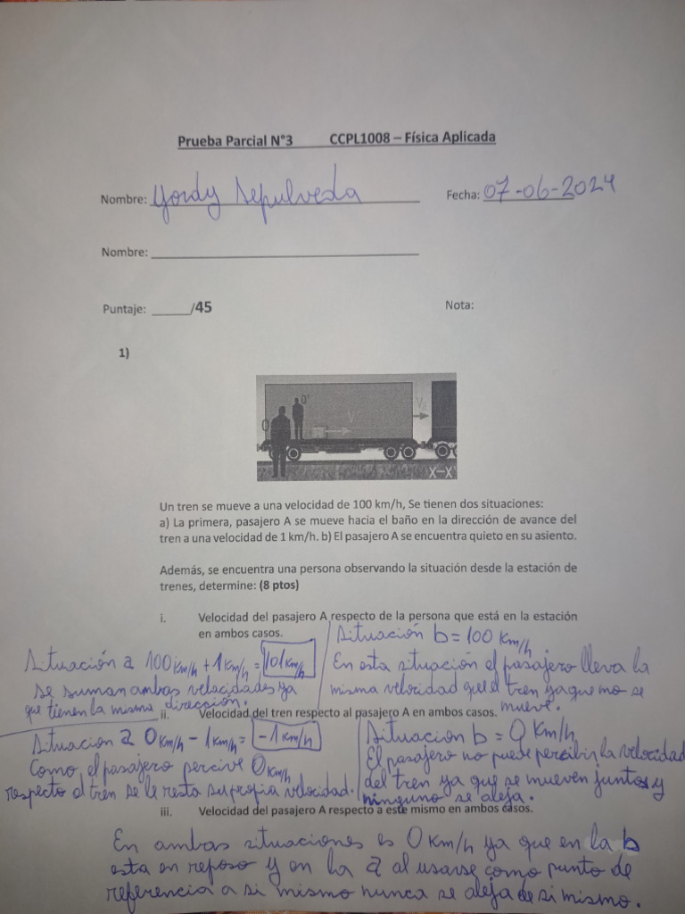Prueba N°3 Fisica Aplicada | PDF