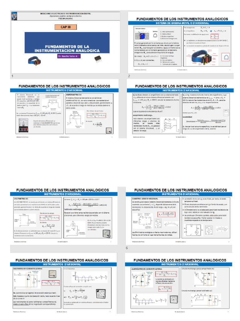 CAP 3 Fundam Instrume Analogica | PDF