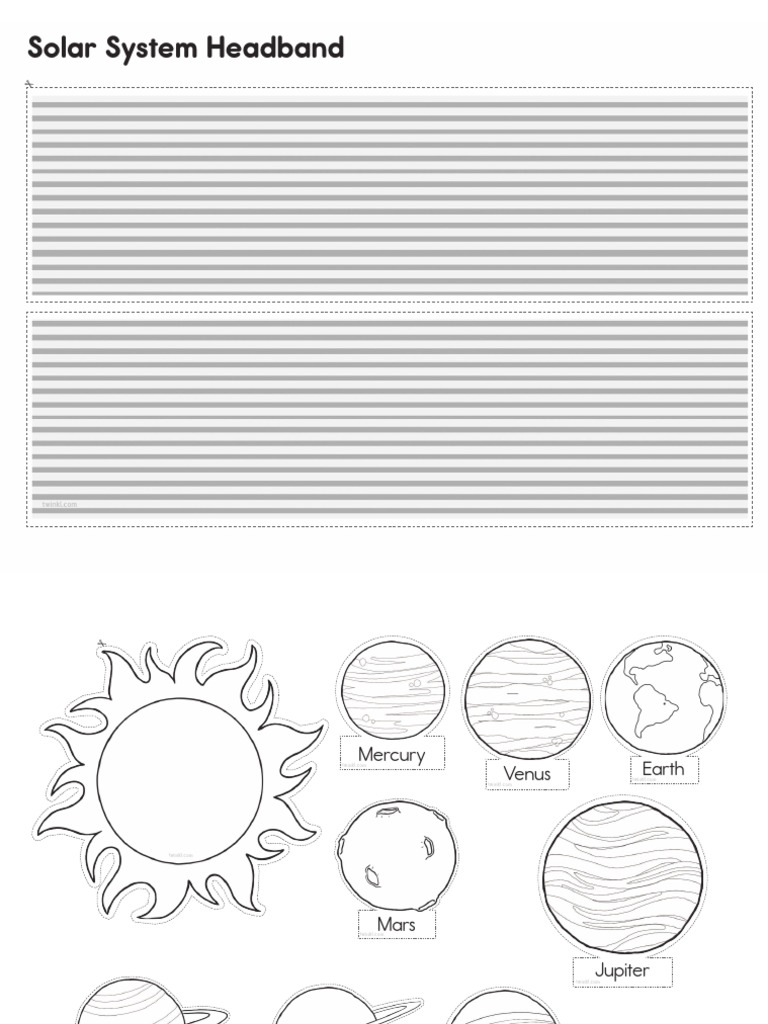 BW Solar System Headbands | PDF