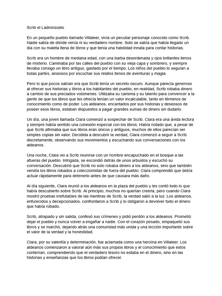 El Ladronzuelo | PDF | Novela negra, policíaca y suspenso | Libros para ...