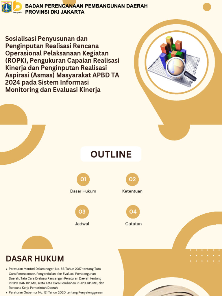 Sosialisasi Penyusunan dan Penginputan Realisasi Rencana Operasional Pelaksanaan Kegiatan (ROPK ...