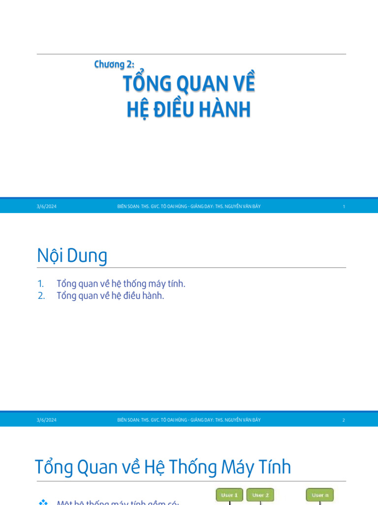 Chapter2 TongQuanHDH | PDF