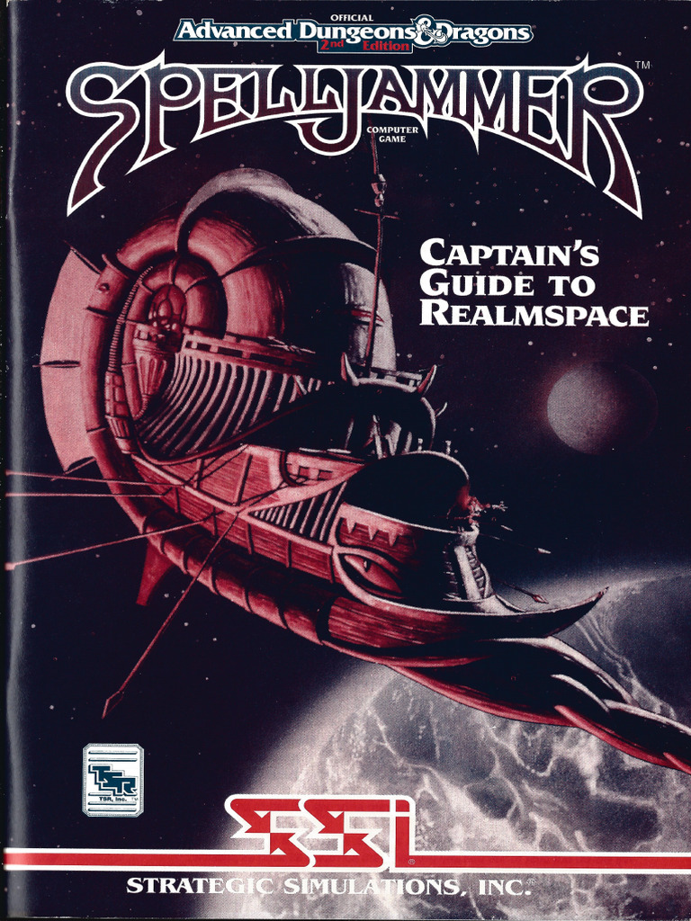 ADnD Spelljammer Pirates of Realmspace Manual 2nd Edition | PDF