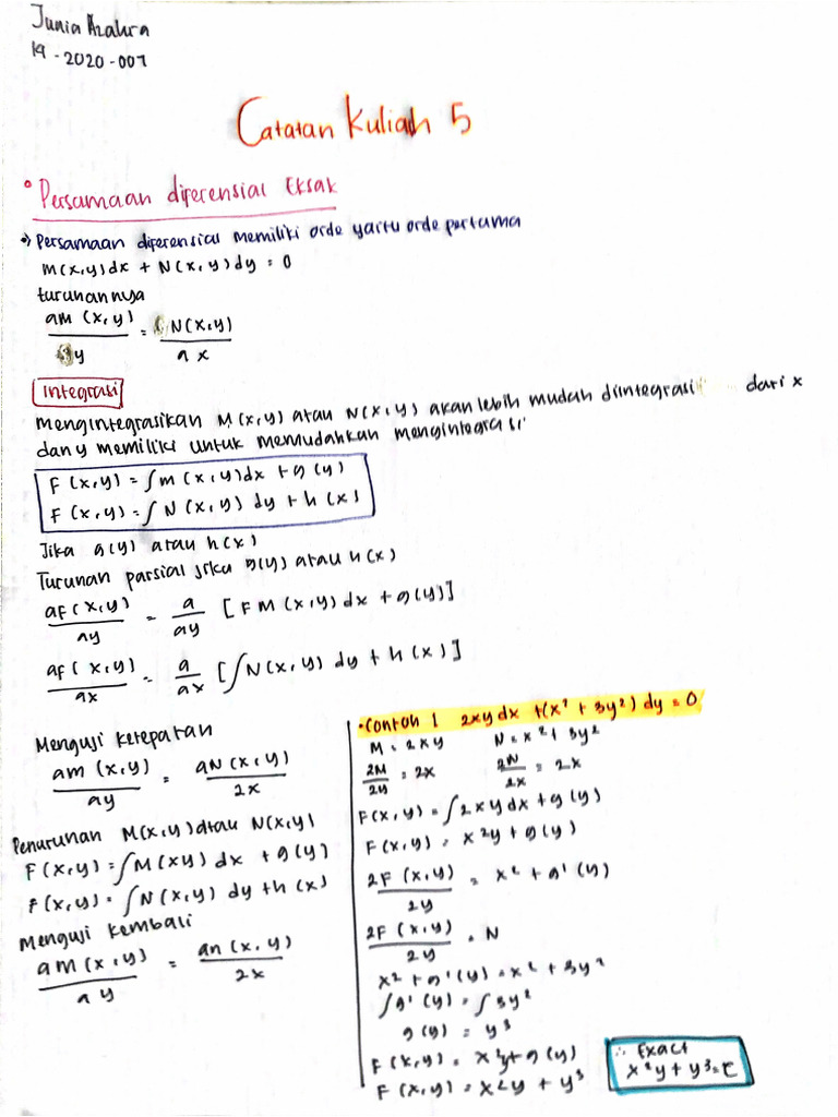 Catatan Kuliah 5 | PDF
