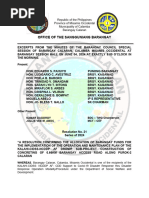 Barangay Certification-Interposing No Objection | PDF