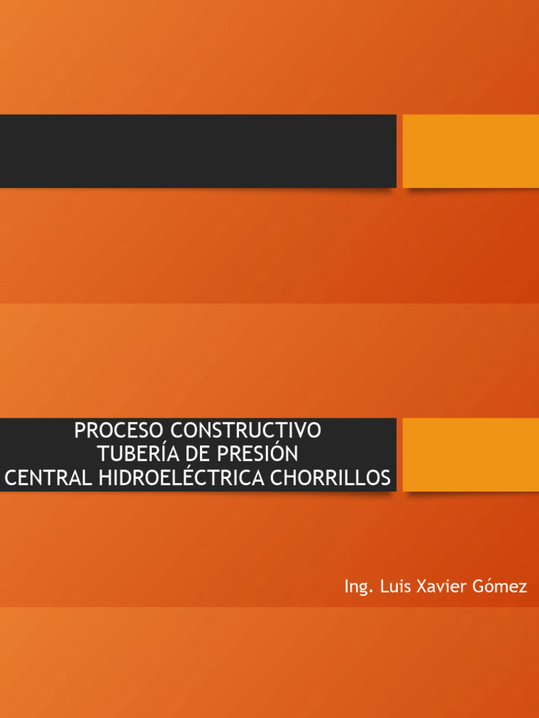 Proceso Constructivo Tuberia de Presión | Descargar gratis PDF | Tubería (transporte de fluidos ...