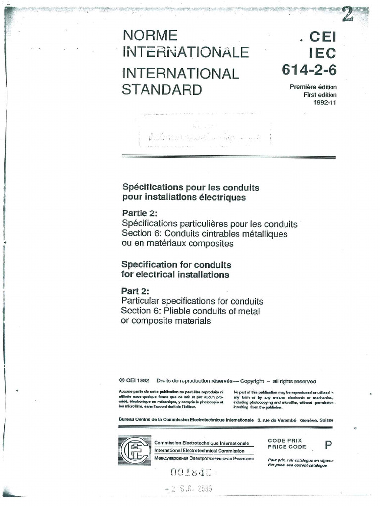 IEC614!2!6 Ed1.Spec For Conduits For Elec Installation-Pliable Conduit ...