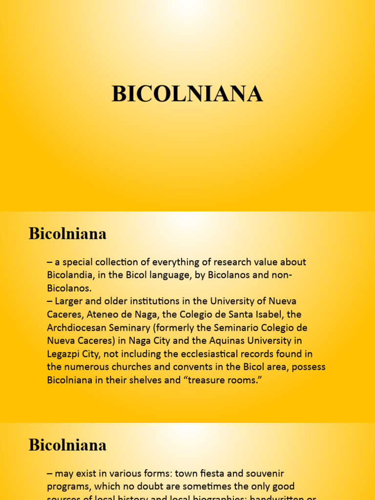 Bicol Nian A | PDF