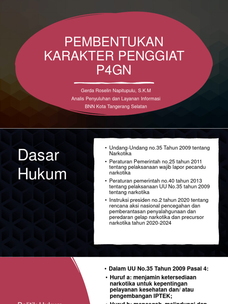5 - Pembentukan Karakter Penggiat P4GN | PDF | Ilmu Sosial | Gaya Hidup
